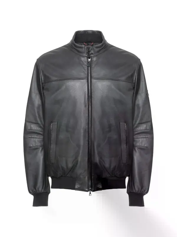 Peuterey Fionia Leather Bomber Jacket