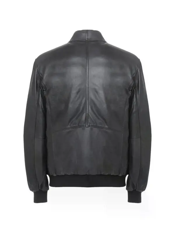Peuterey Fionia Leather Bomber Jacket