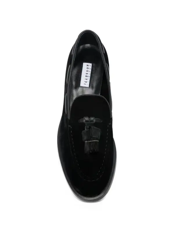 Fratelli Rossetti Tassel-detail Velvet Loafers