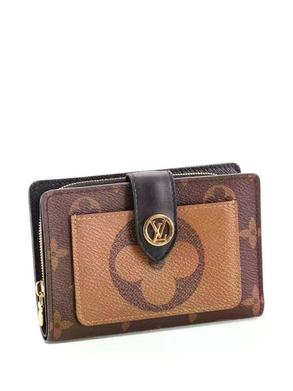 LOUIS VUITTON Juliette Wallet Reverse Monogram Canvas Small Wallets - Brown