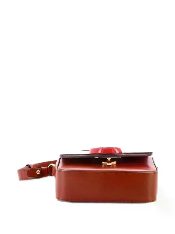 Chloé C Flap Bag Leather Mini Crossbody Bag