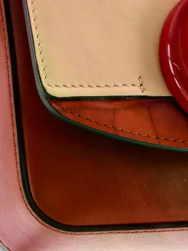 Chloé C Flap Bag Leather Mini Crossbody Bag