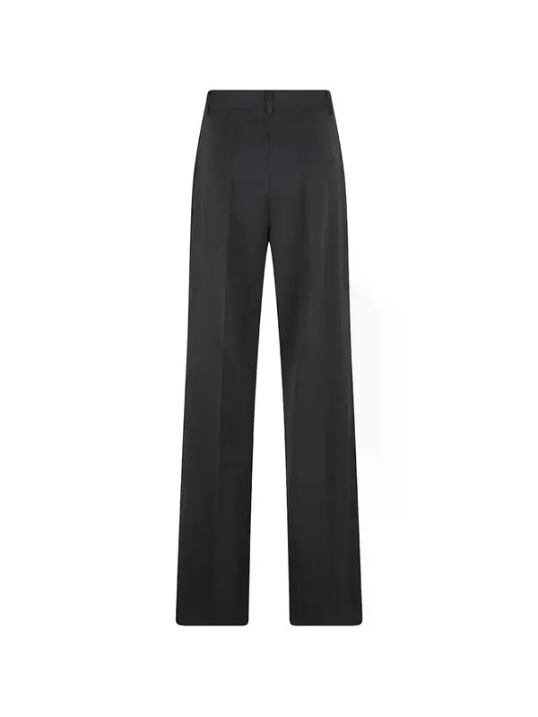 Andamane Pleated Straight-leg Trousers