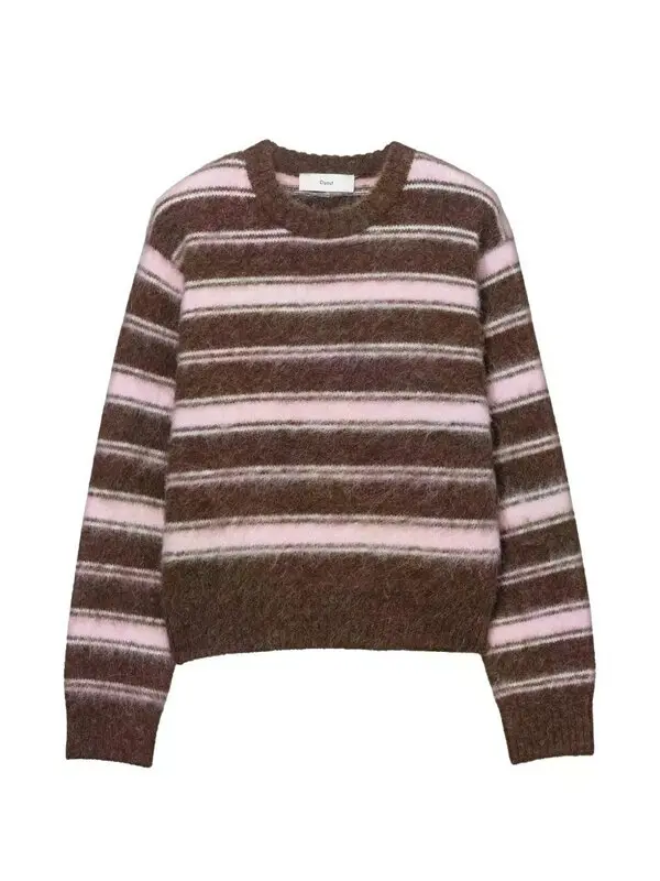 DUNST Striped Crew-neck Sweater