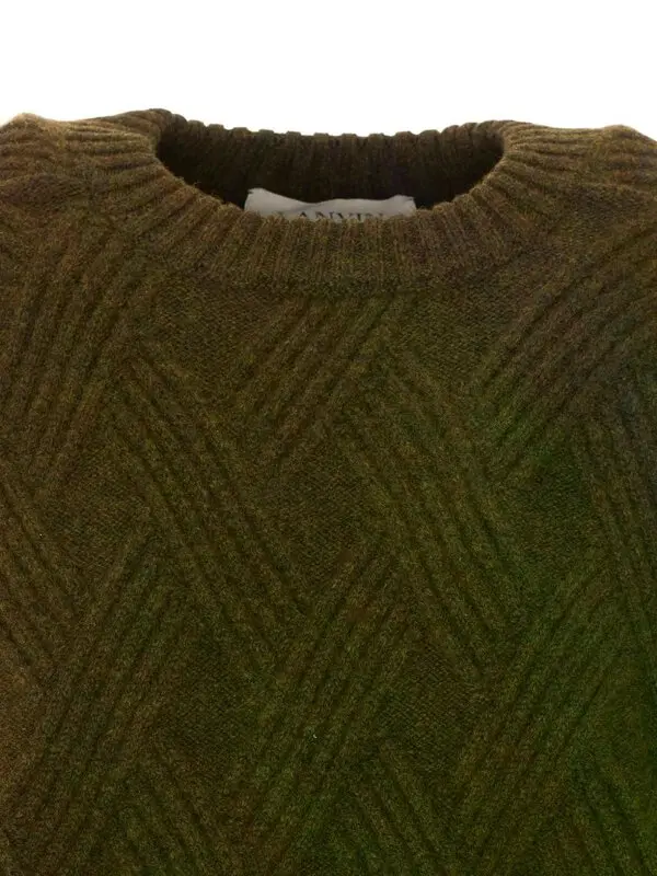 LANVIN Cable-knit Wool Sweater