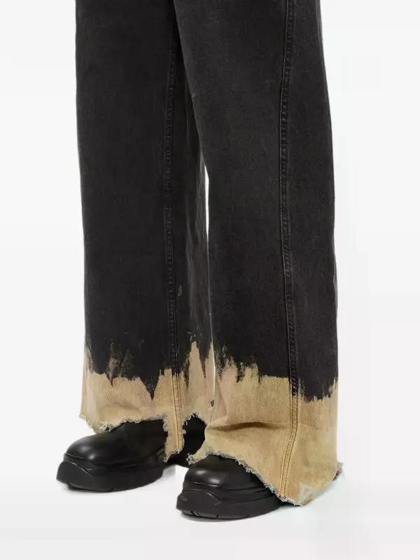 44 LABEL GROUP Dmth Bleach-effect Raw-cut Jeans