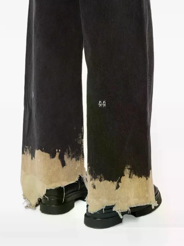 44 LABEL GROUP Dmth Bleach-effect Raw-cut Jeans