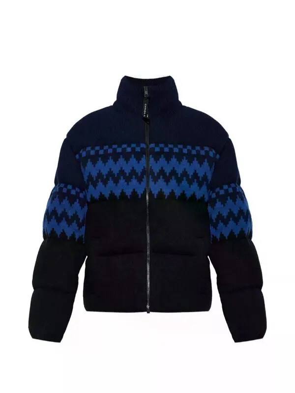 Canada Goose Fallon Chevron-knit Jacket - Black