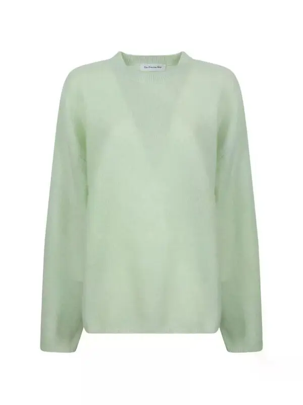 THE FRANKIE SHOP Timea Mohair-blend Sweater - Green