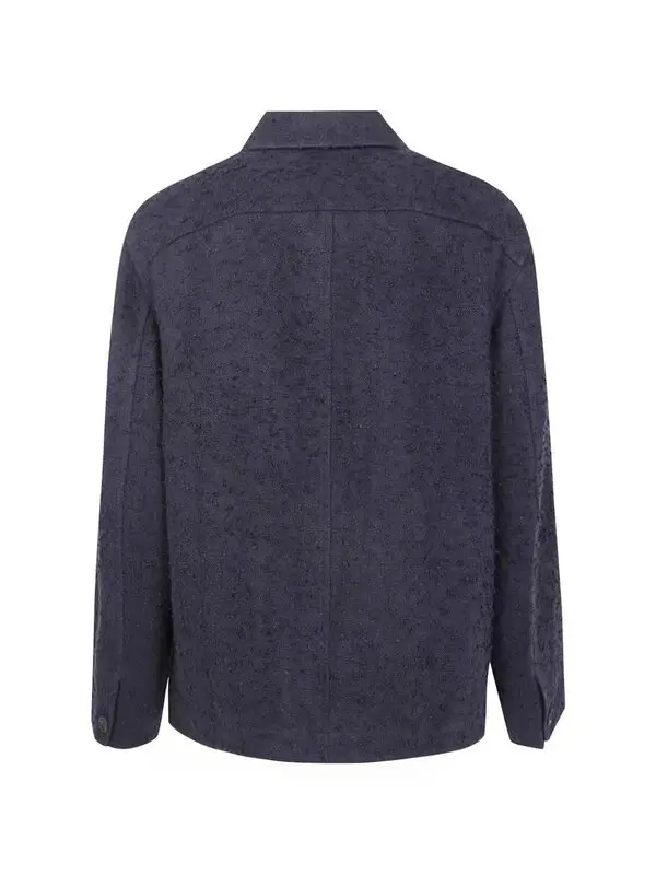 ZIGGY CHEN Textured-finish Button-up Jacket