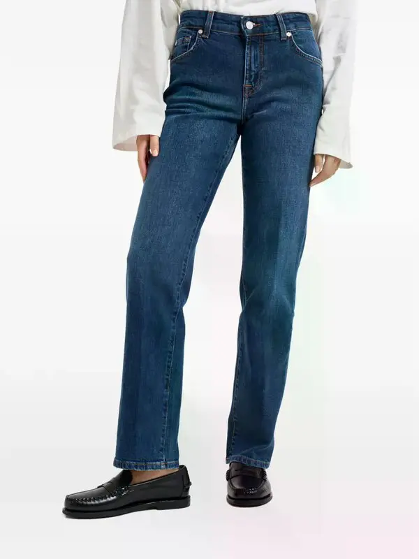 7 For All Mankind Calie Straight Jeans