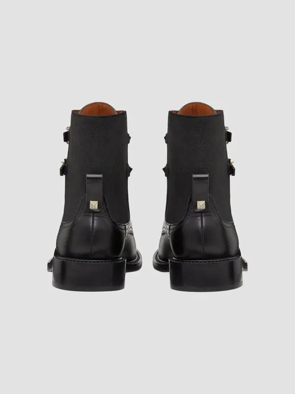 Valentino Garavani Rockstud 20mm Calfskin Ankle Boots