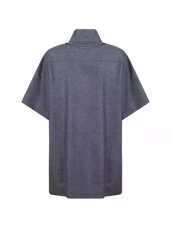 MAISON MARGIELA Half-zip Wool Mini Dress - Grey