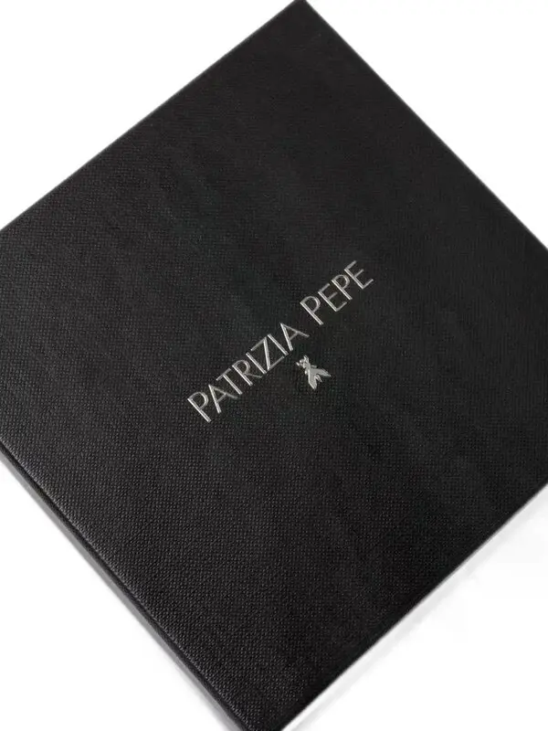 Patrizia Pepe Logo-plaque Pebbled Belt
