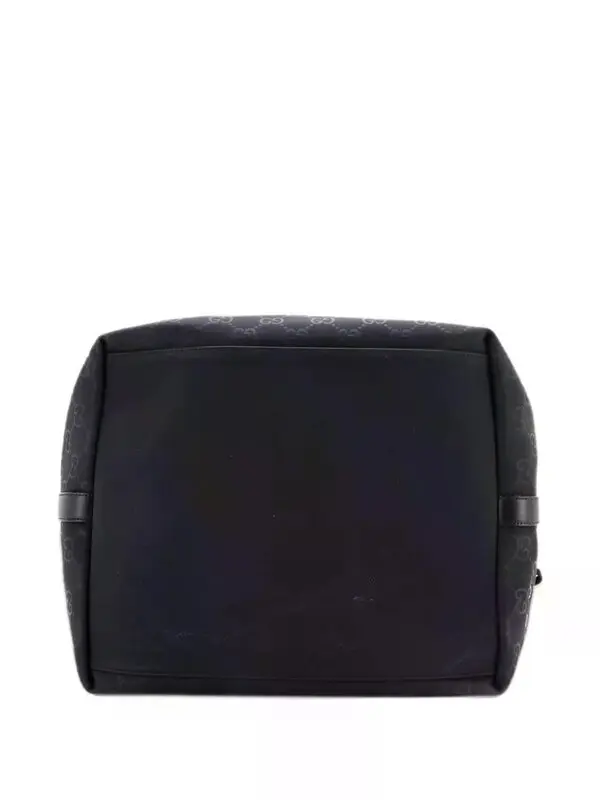 Gucci Edge Gg Rubber Effect Leather Large Tote Bag