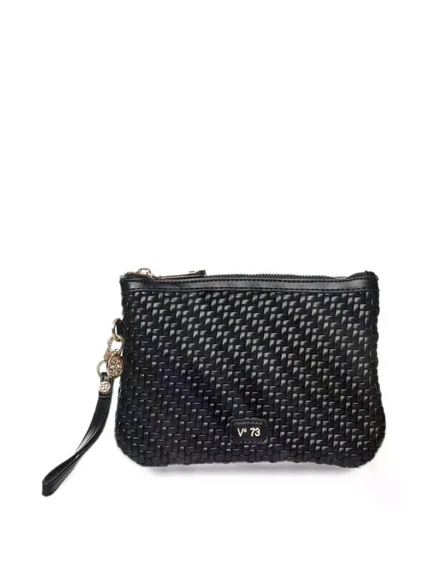 V°73 Woven-effect Zipped Pouch