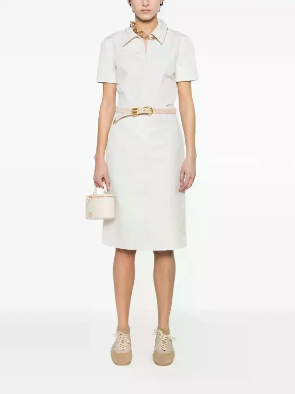 Gucci Gg Cotton Gabardine T-shirt - Neutrals