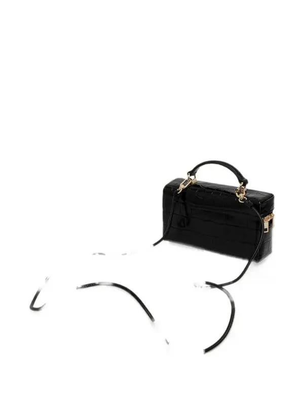 Furla Camelia Micro Croc-effect Make-up Bag