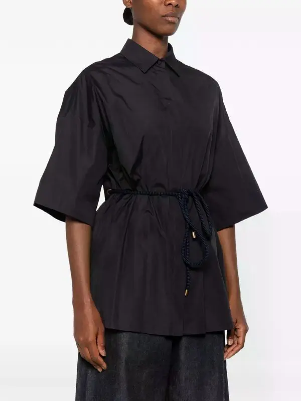Max Mara Rope-belt Short-sleeve Jacket