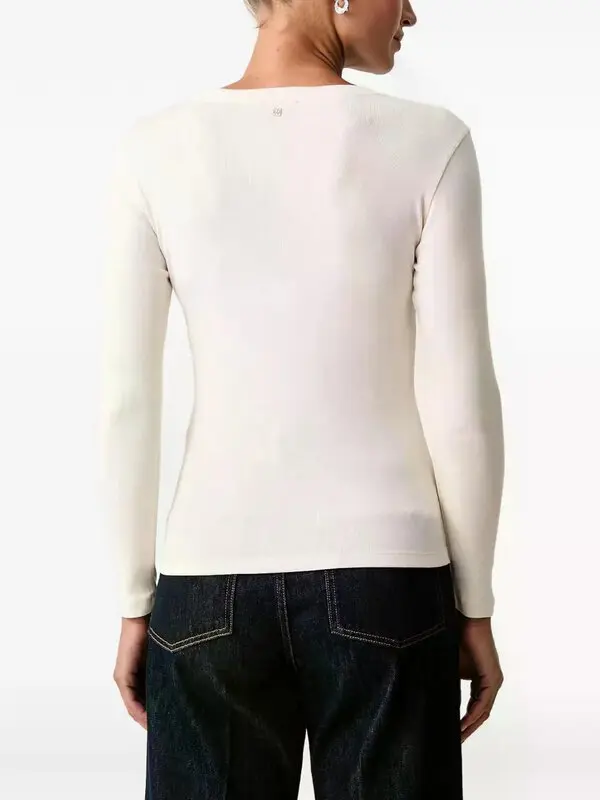 MOS MOSH Mmmali Ribbed Long-sleeve T-shirt