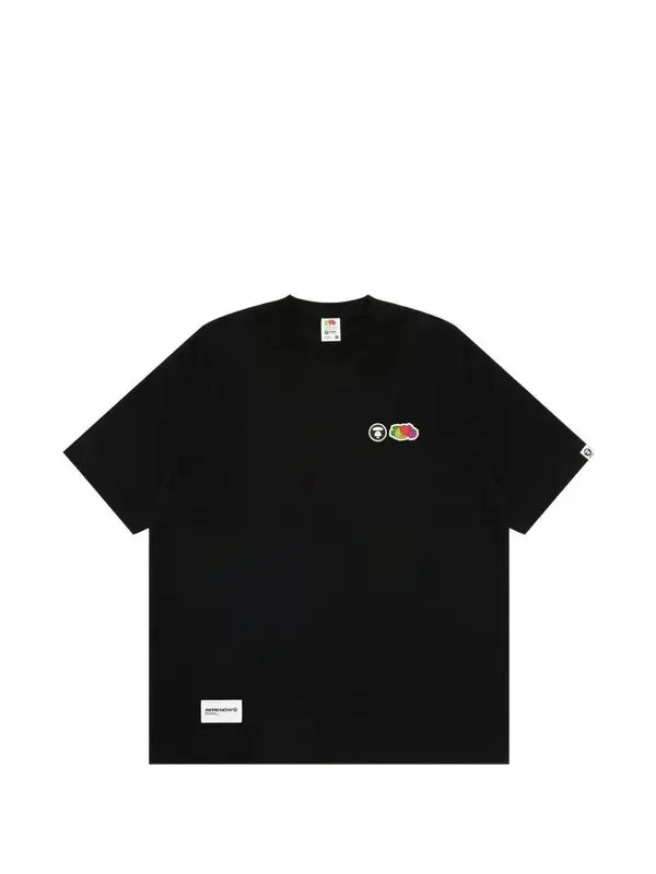 AAPE BY *A BATHING APE Logo-patch T-shirt - Neutrals