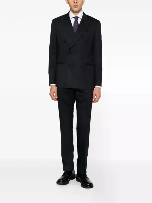 LARDINI Double-breasted Peak-lapels Suit