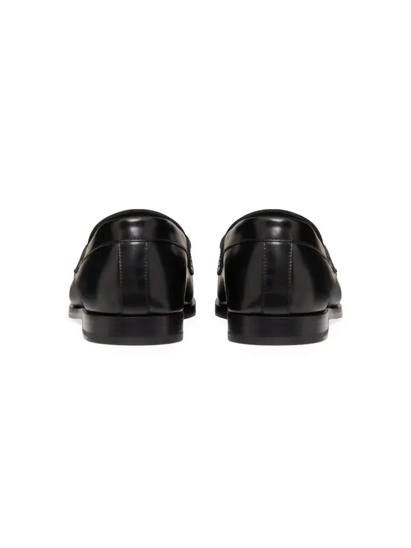 Valentino Garavani Vlogo Chain Calfskin Loafers