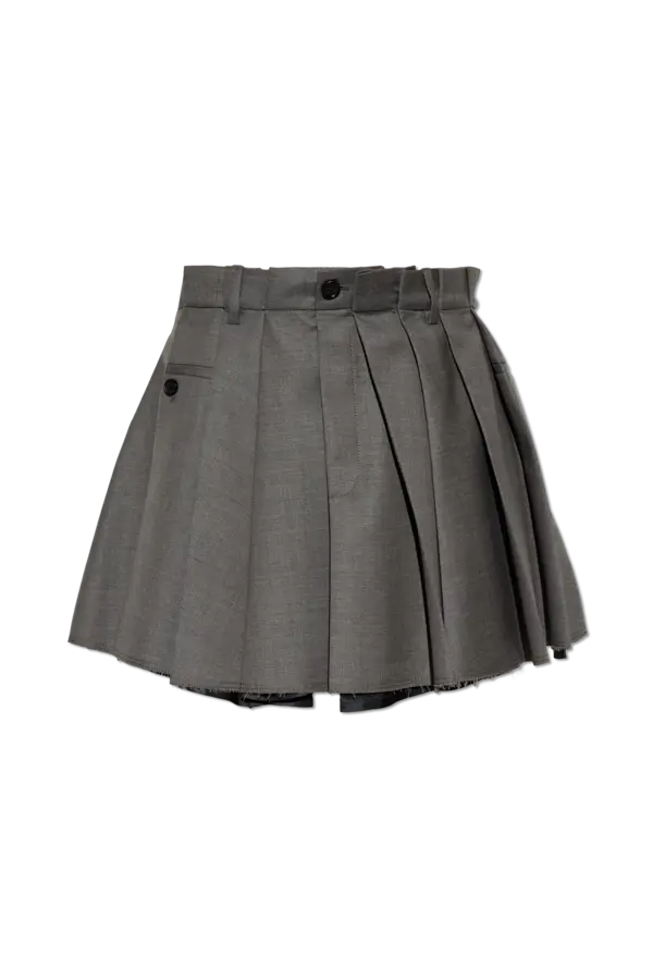 Acne Studios Wool Skirt - Grey