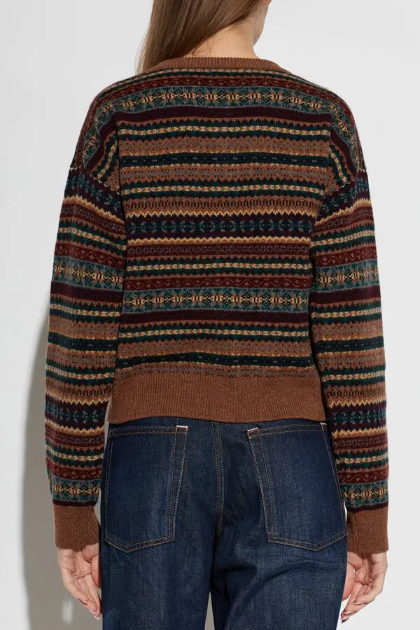 &daughter Ada Fairisle’ Wool Cardigan