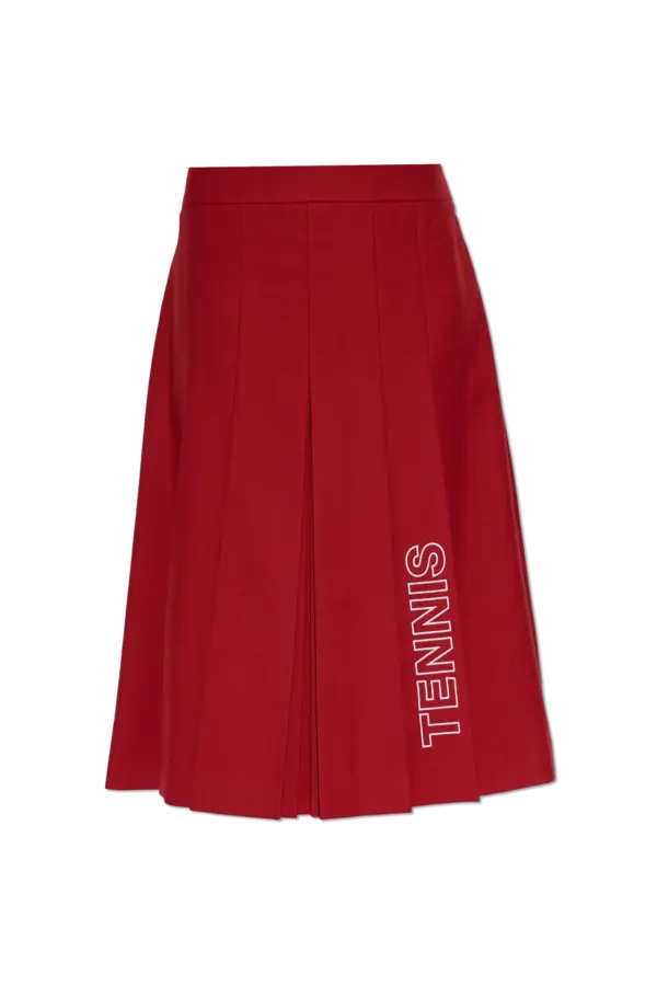 Lacoste Pleated Skirt - Red
