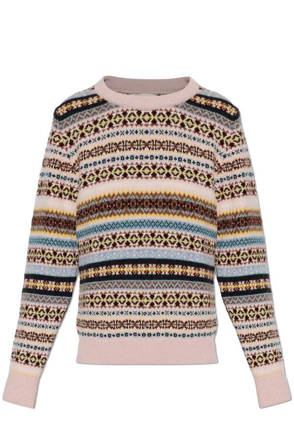 &daughter Kilda Shrunken Fairisle’ Wool Sweater - Multicolour
