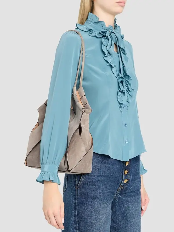 Ulla Johnson Charlotte Suede Shoulder Bag
