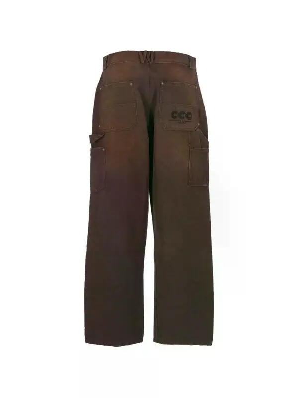 WILLY CHAVARRIA Logo-embroidered Trousers