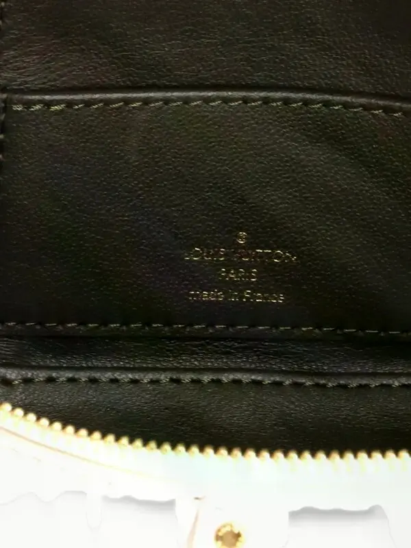 LOUIS VUITTON Vanity Handbag Monogram Embossed Lambskin Pm Satchel