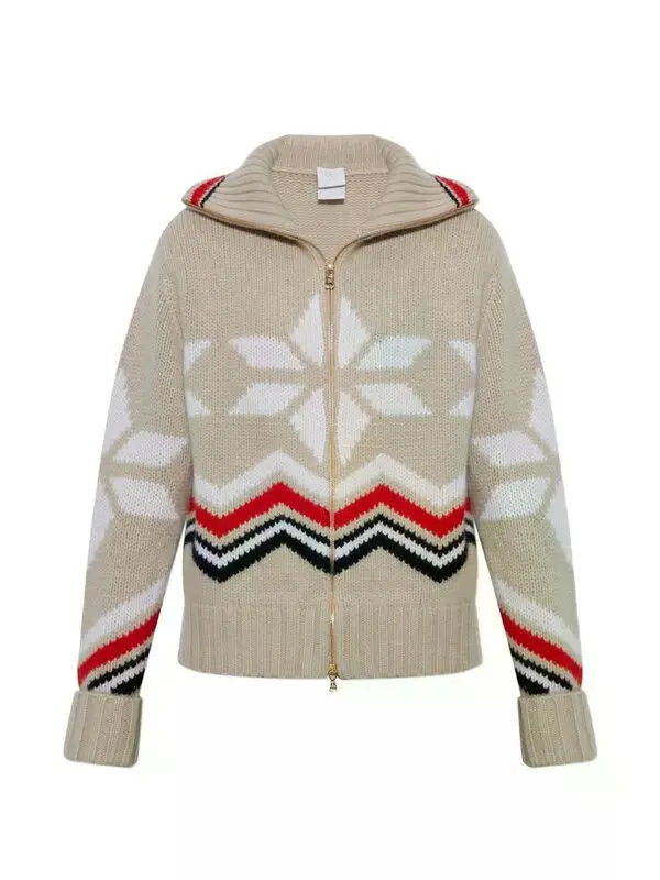 Bogner Frances Intarsia-knit Cardigan