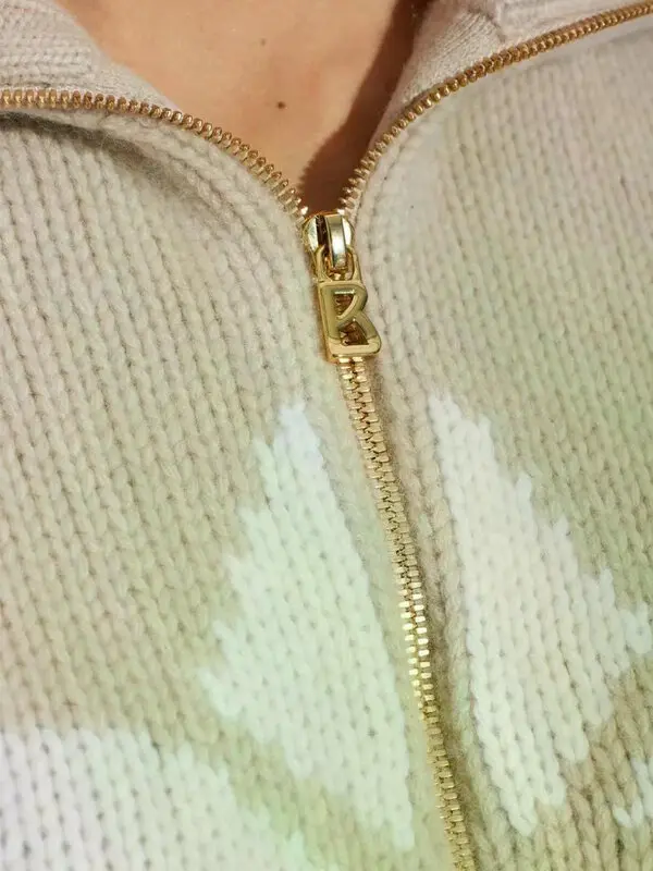 Bogner Frances Intarsia-knit Cardigan