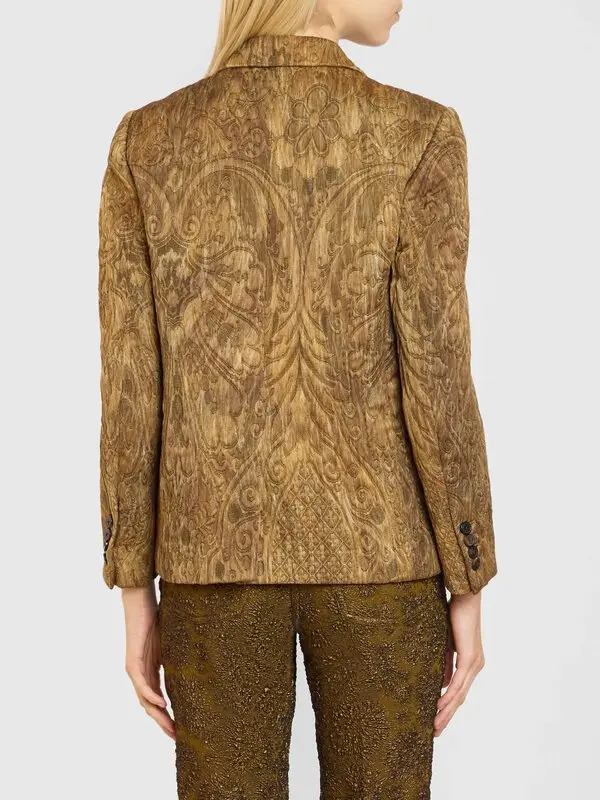 Dries Van Noten Brea Paisley Jacquard Utility Jacket