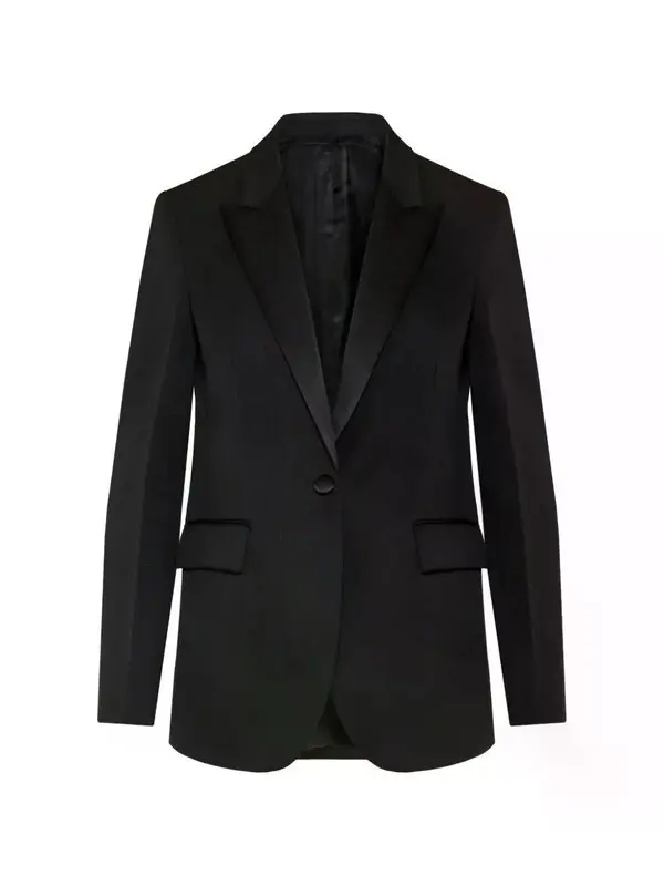 Fendi Grain-de-poudre Blazer - Black