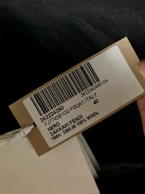 Fendi Grain-de-poudre Blazer