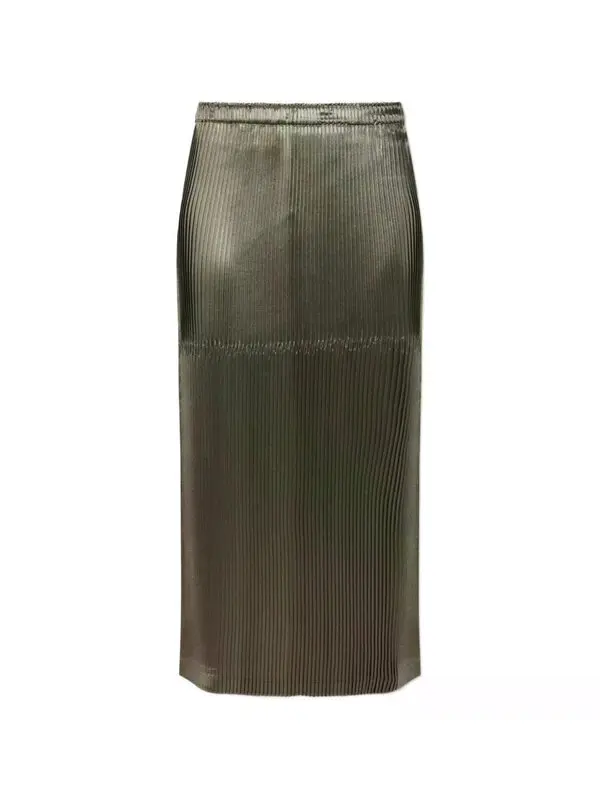 Issey Miyake Pleated Skirt - Green
