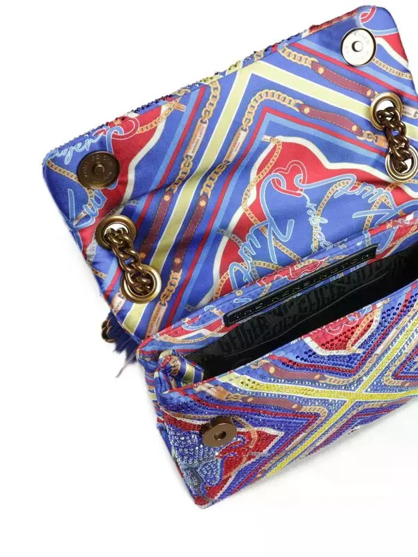 Kurt Geiger Kensington Crystal-embellished Shoulder Bag
