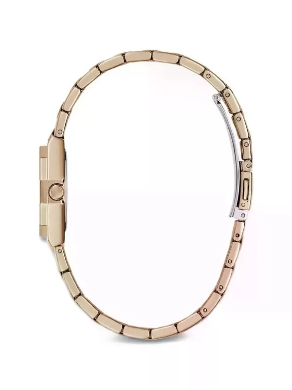 Guess Rose-gold Tone Analog Watch 25mm - Green