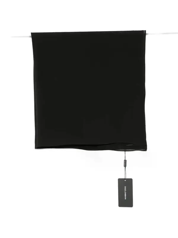 Dolce & Gabbana Silk Scarf - Black
