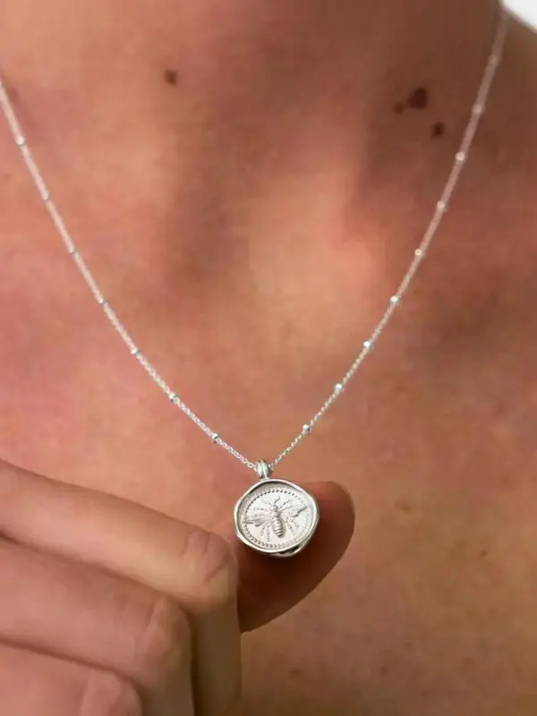 DOWER & HALL Queen Bee Talisman Necklace