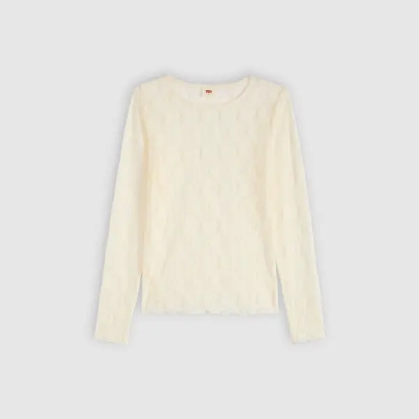 LEVI'S Seraphina Lace Long-sleeve Top