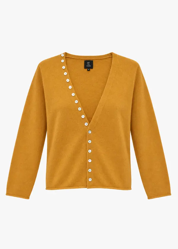 TT STUDIOS Avery Cashmere Sweater - Tumeric