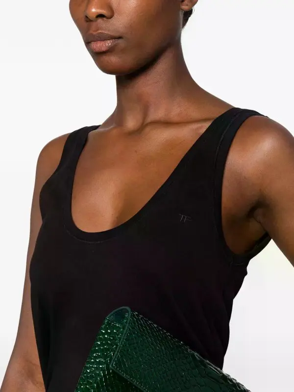 TOM FORD Scoop-neck Tank Top - Black