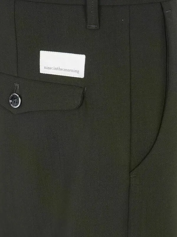 NINE:INTHE:MORNING Giove Straight-leg Wool Trousers