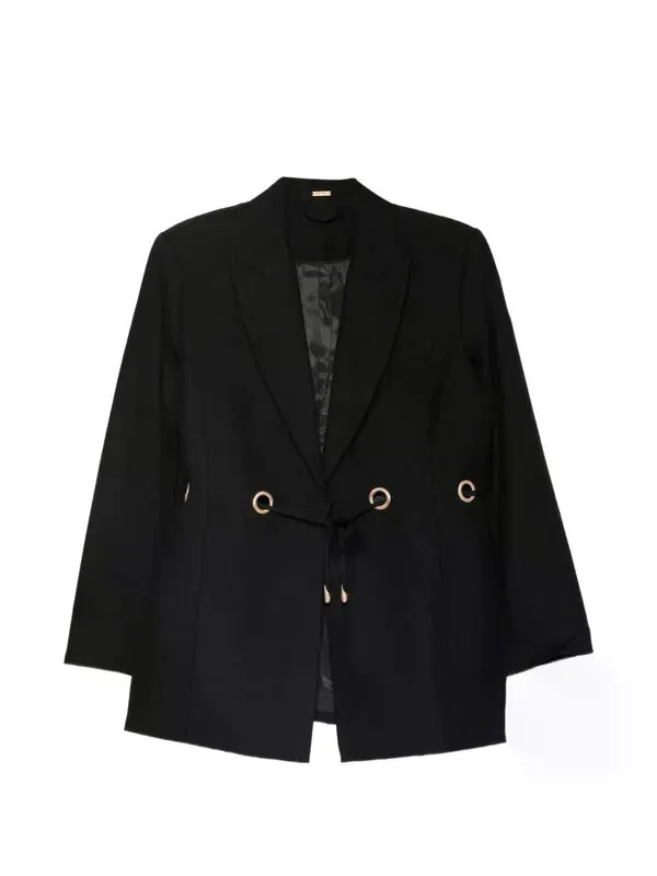 Cult Gaia Eyelet-embellished Drawstring Jacket
