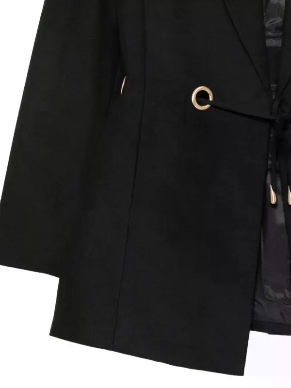 Cult Gaia Eyelet-embellished Drawstring Jacket